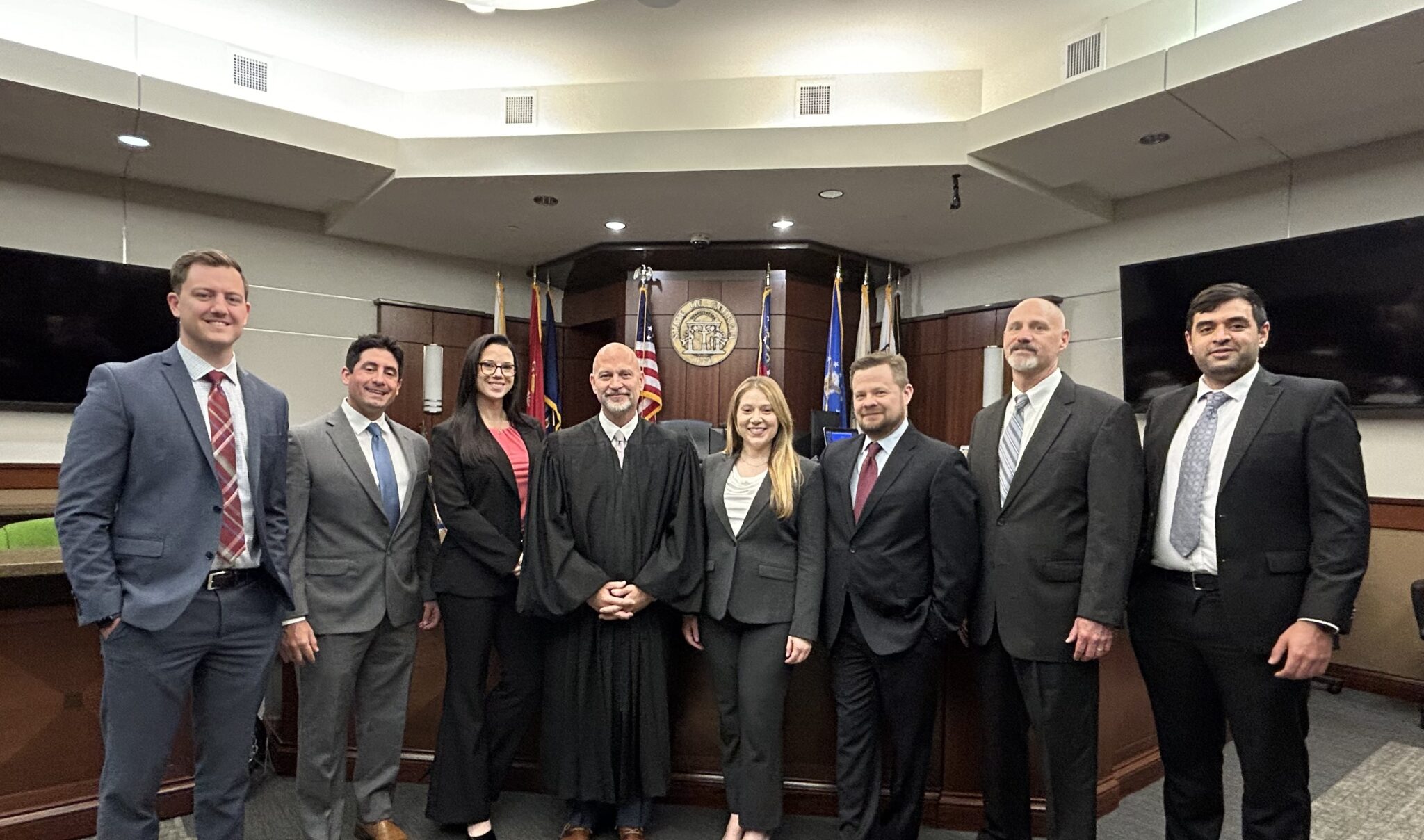MIJS Civil Litigation team supported Meg Sharp as she was sworn in to ...